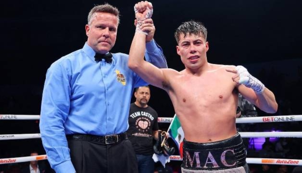 El salvadoreño Marc Castro logró su sexto triunfo de manera invicta en ...