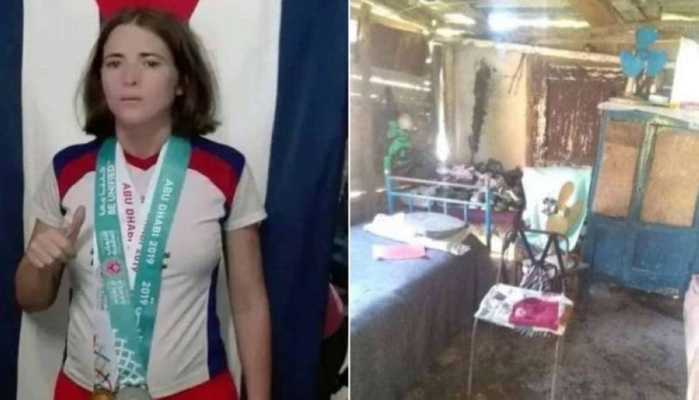 Revelan que triple medallista cubana vive en una casa de madera en ...